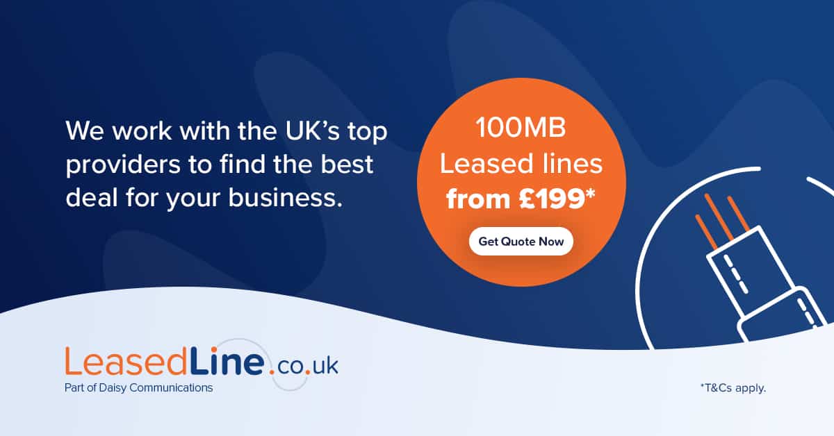 Fibre Ethernet Leased Line - Compare Business Ethernet Deals Now!